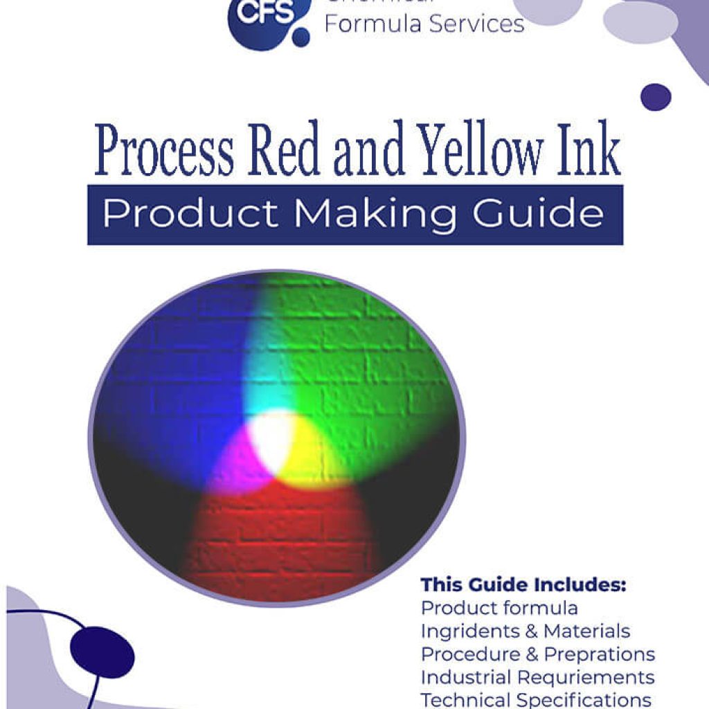 Process Red and Yellow Ink Formulation - At - 1 Chemical Formula Services